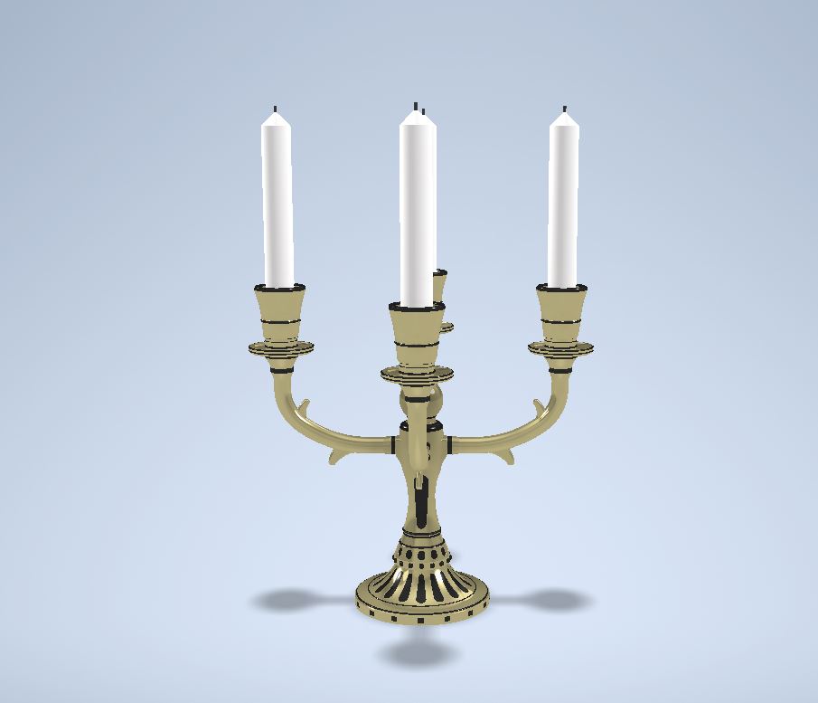 STL file CANDELABRA Nº11 🔥 ・3D printing idea to download・Cults
