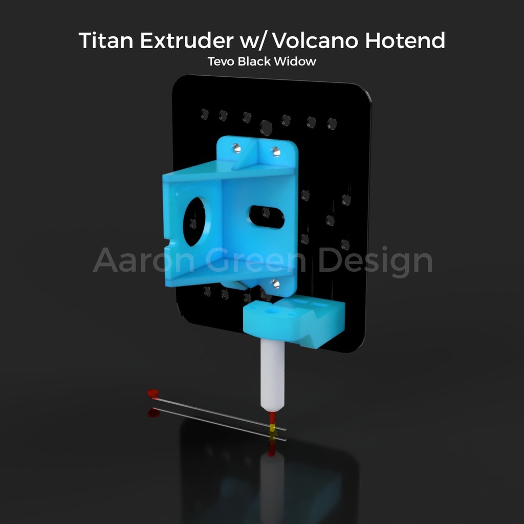 Archivo 3D gratis Tevo Black Widow Titan Extruder/Volcano Hotend ...