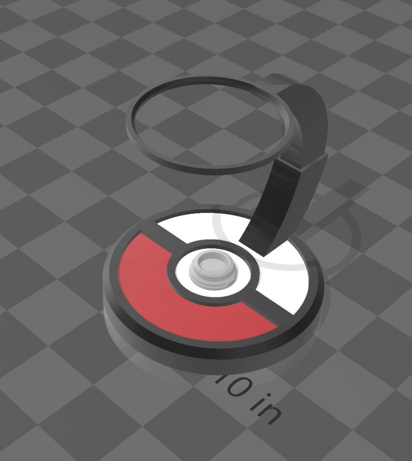 🐉 Pokeball Stand V2・Free 3D File for ・Cults