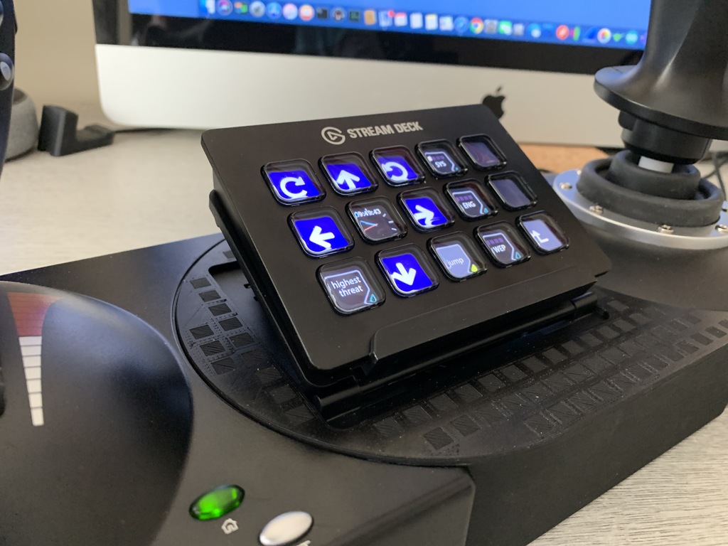🎲 ThrustMaster HOTAS X / HOTAS ONE StreamDeck Mount・ STL File for 3D ...
