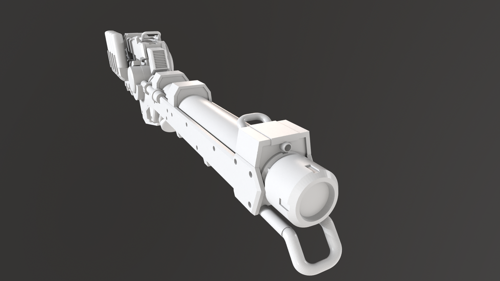 🤖 Hyper mega bazooka RG・Free 3D File for ・Cults