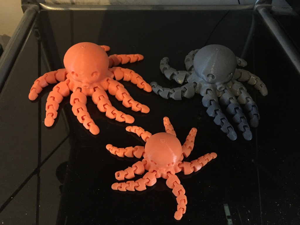 3D printable Cute Mini Octopus・Cults