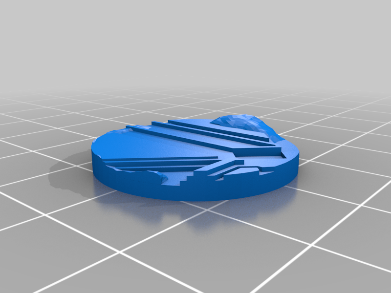 🛰 Core Space First Born 24mm Alien terrain miniature bases (with magnet ...