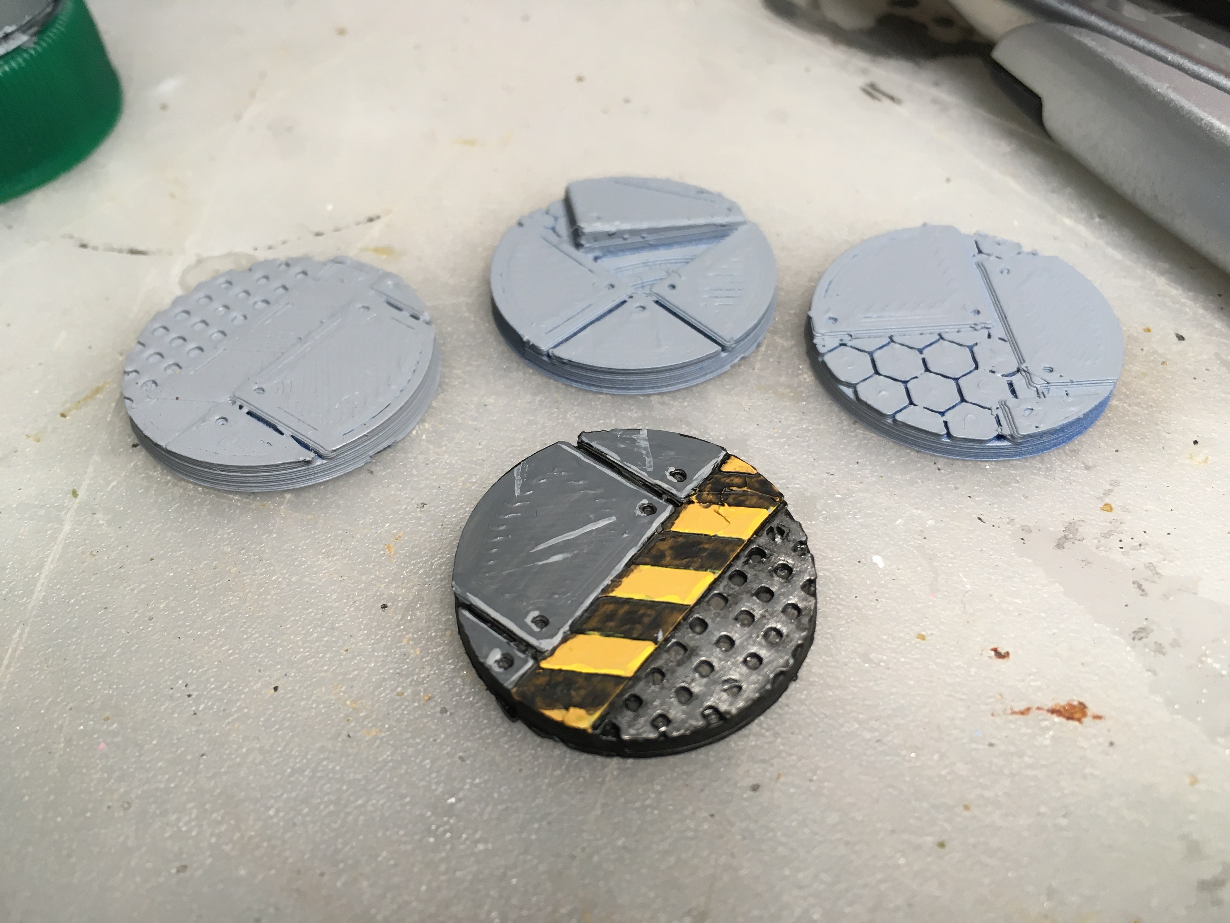 3D printing Core Space Sci Fi miniature base set・Cults