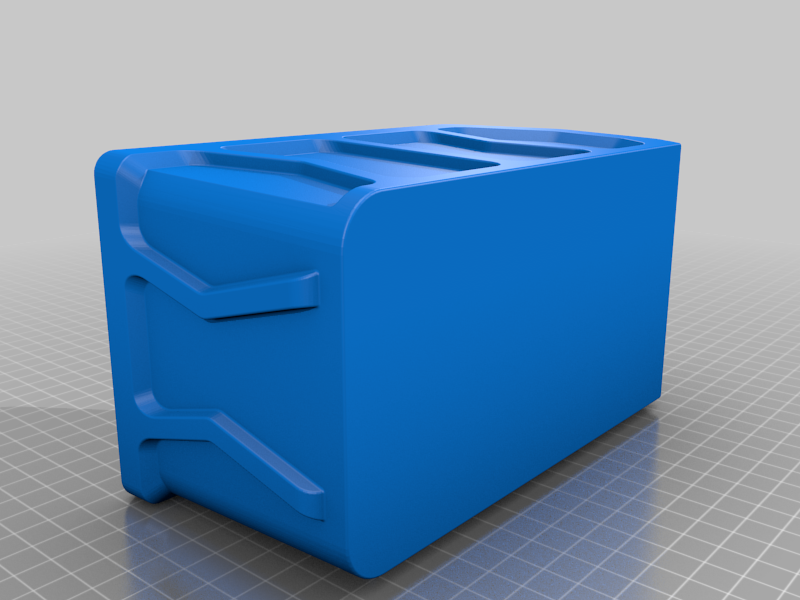 Free STL file Stackable Akro Storage Bin with Tag Holder Remix 📦 ・3D ...