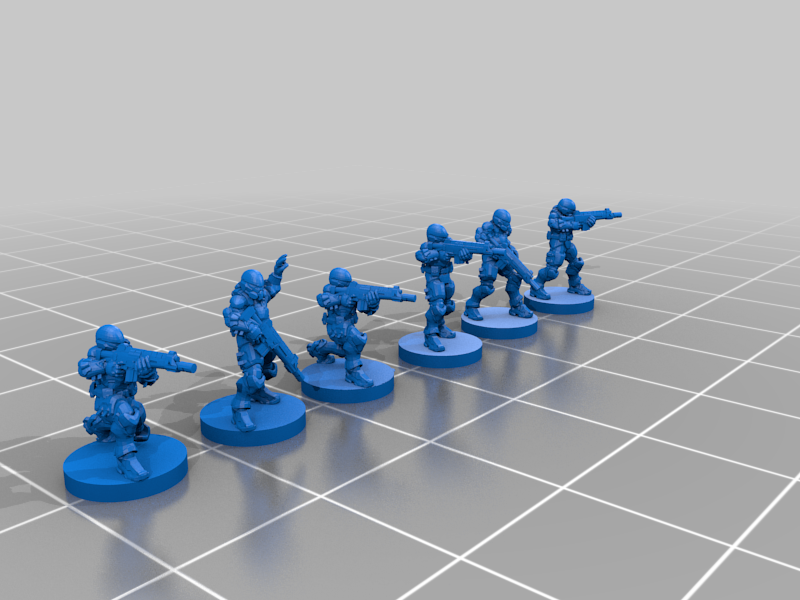🔫 6mm Infantry・Free 3D File for ・Cults