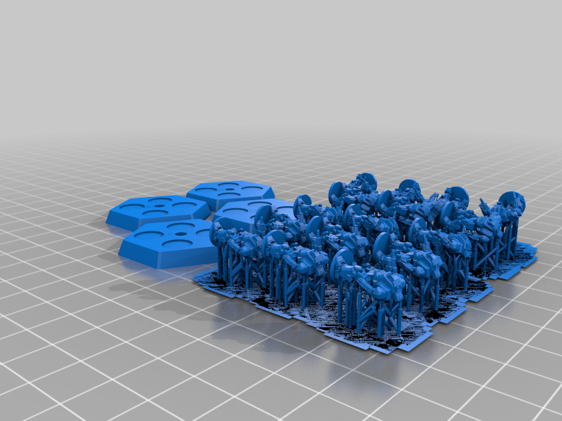 👥 6mm Heavy Battle Armour・Free STL File for 3D printing・Cults