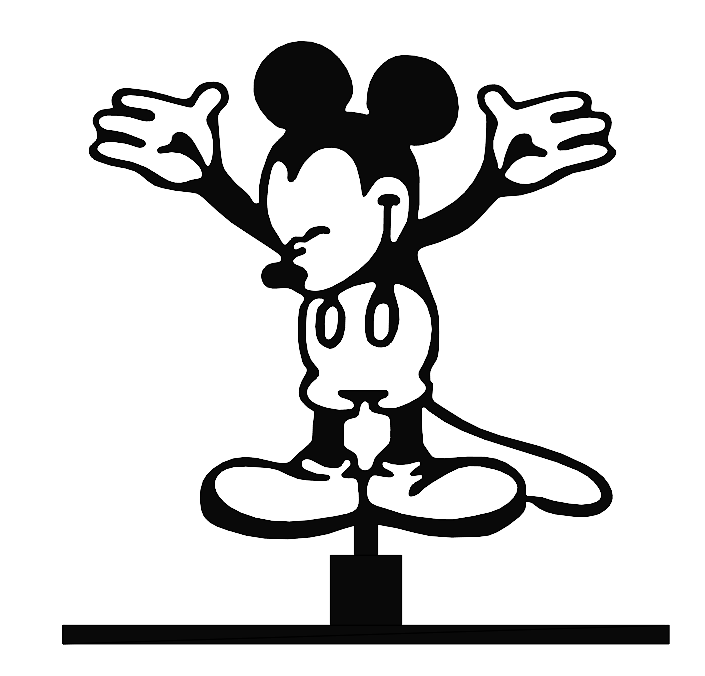 STL file Mickey Mouse decoration 🐁 ・3D printable design to download・Cults
