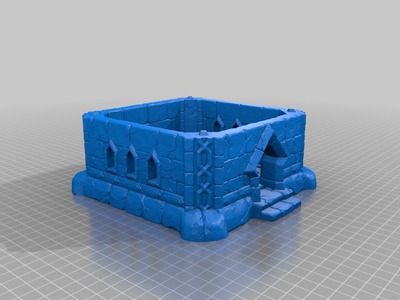 🏠 Dwarf house・Free STL File for ・Cults