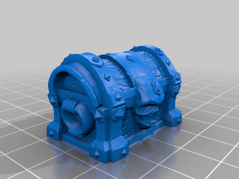 🎲 Legendary Chest - Remastered・Free STL File for ・Cults