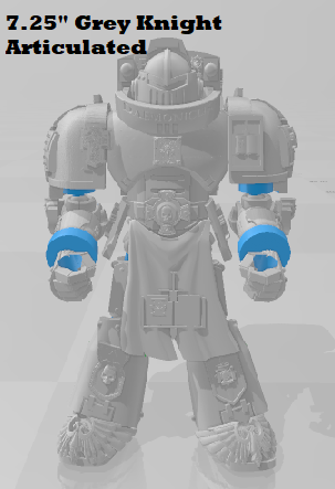 🛰 McFarlane 7.25 inch Grey Knight Articulated・Free STL File for ・Cults