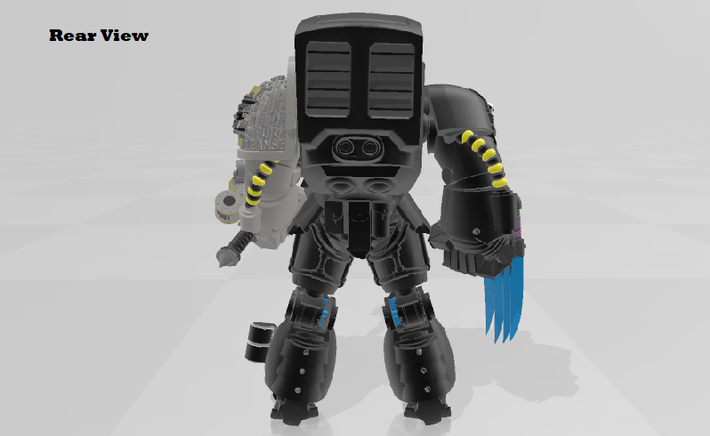 ⚔ Mcfarlane Custom 8.5 inch Deathwatch Terminator・Free STL File for ・Cults