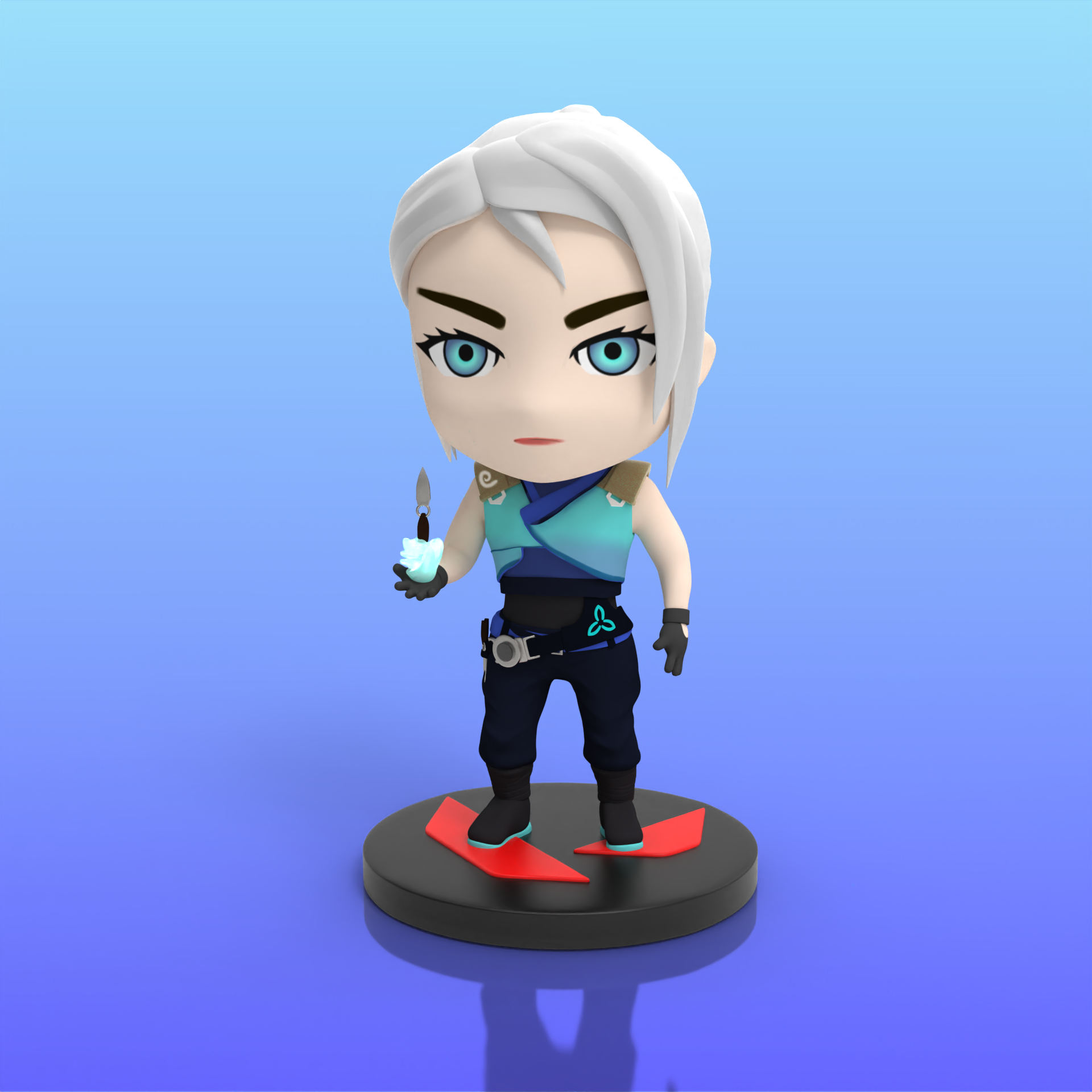 STL file Jett - Valorant 🎲 ・Model to download and 3D print・Cults