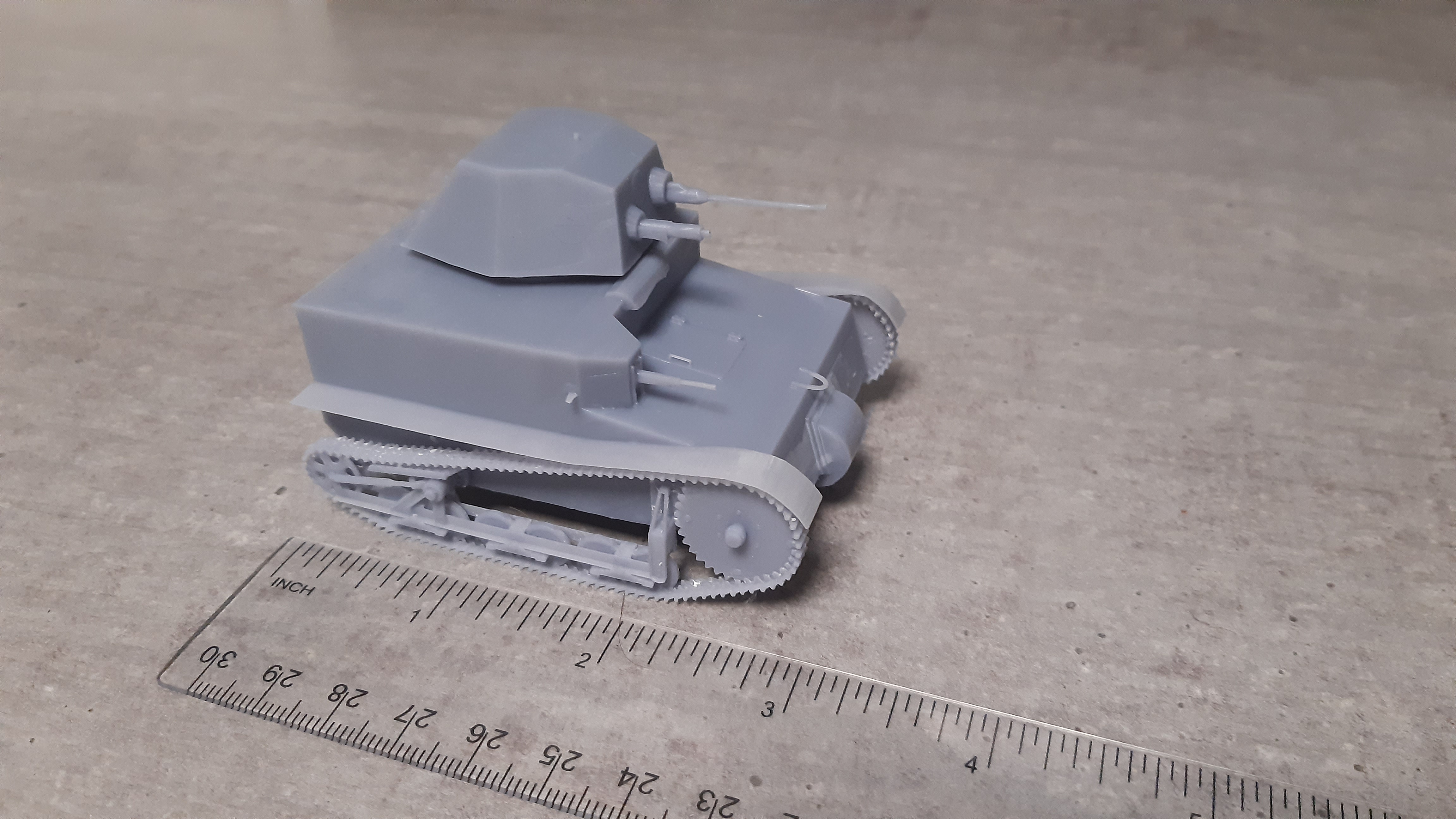 OBJ file "Fejes Harckocsi" - Hungarian Interwar Tankette 🪖 ・Template to ...