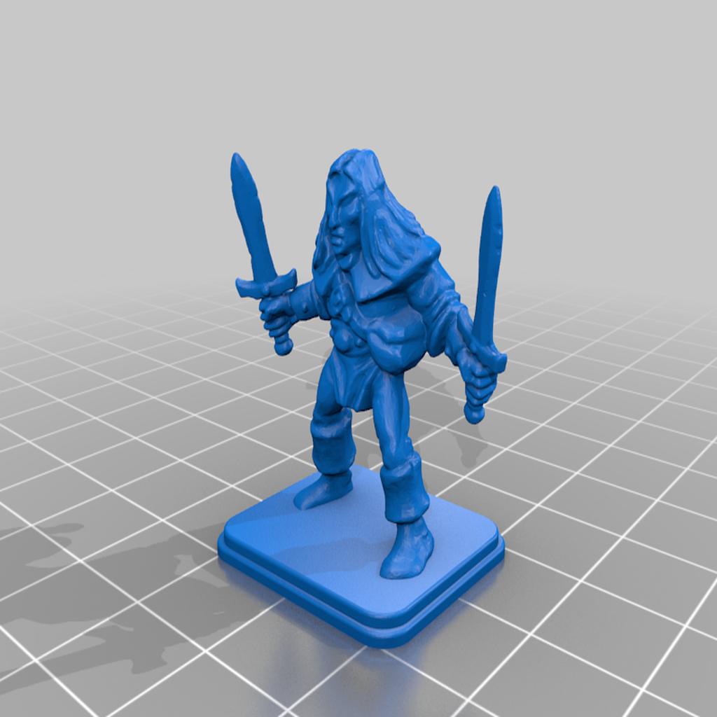 ⚔ HeroQuest - Elf (Alb) 2x Daga・Archivo STL Gratis para ・Cults