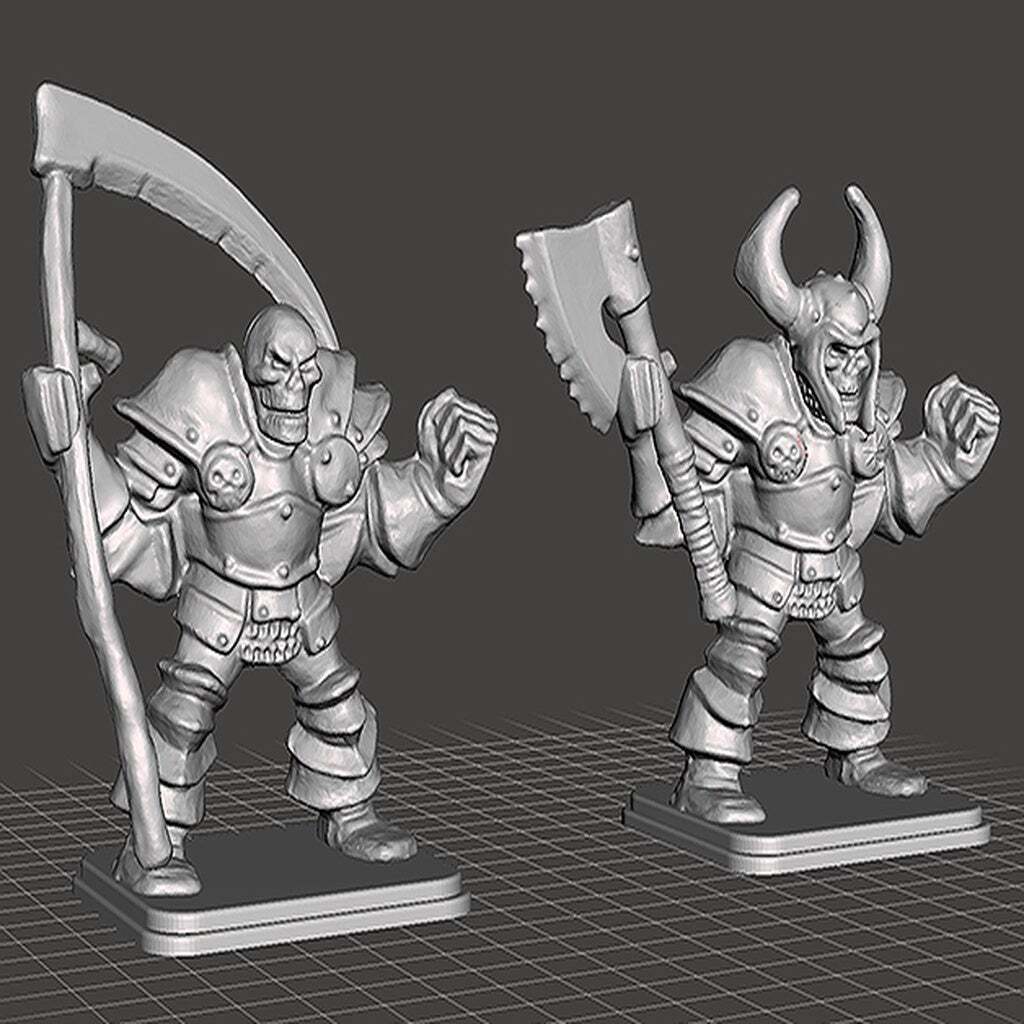 ⚔ HeroQuest Chaos Skeleton・Free STL File for ・Cults