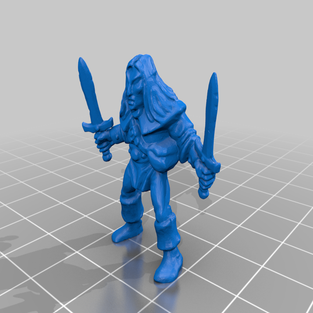 ⚔ HeroQuest - Elf (Alb) 2x Daga・Archivo STL Gratis para ・Cults