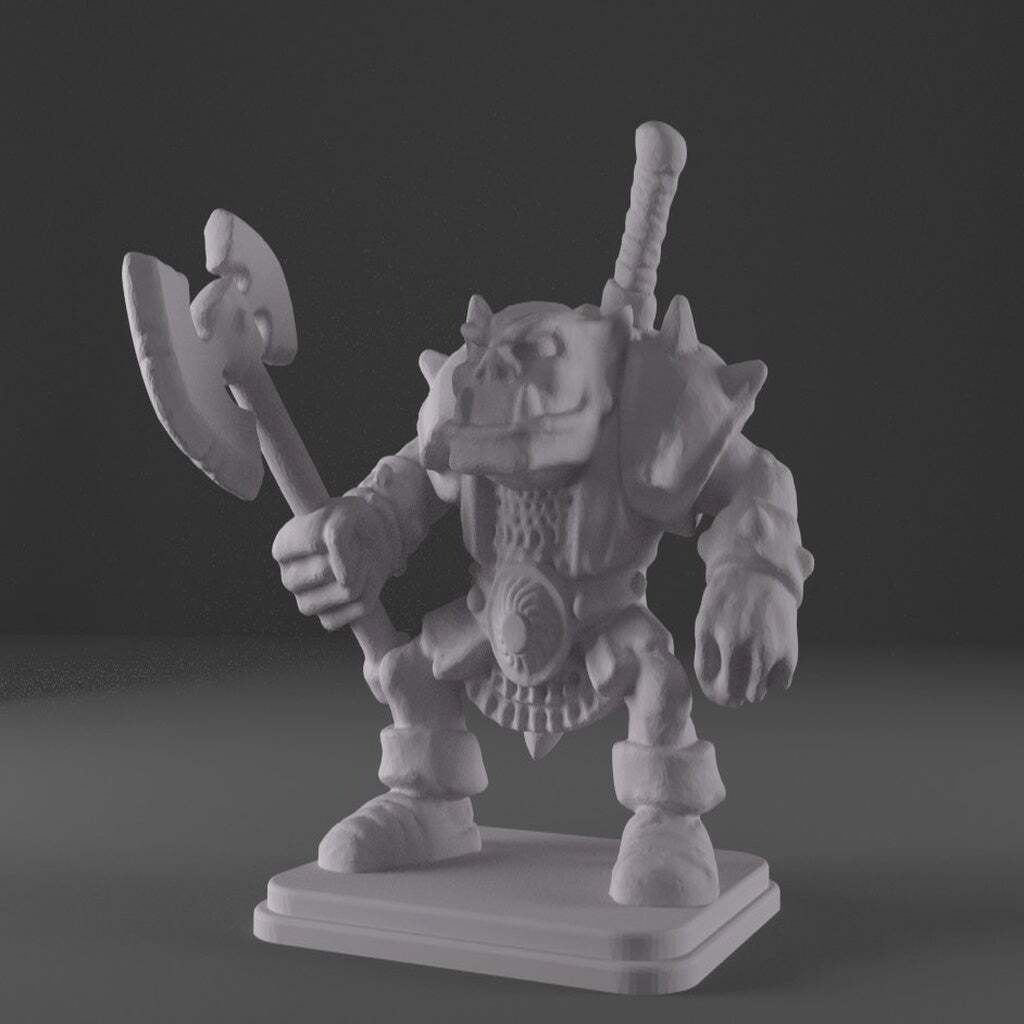 Free STL file HeroQuest - Orc GRAK ULAGSON ⚔・3D printer model to ...