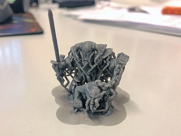 ⚔ HeroQuest - Chaos Warlord with Orcs Bane・3D Print・Cults