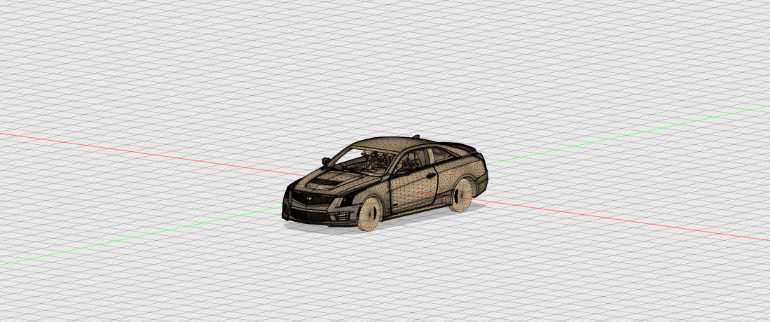 🚗 Cadillac ATS-V COUPE Style Car・ STL File for 3D printing・Cults