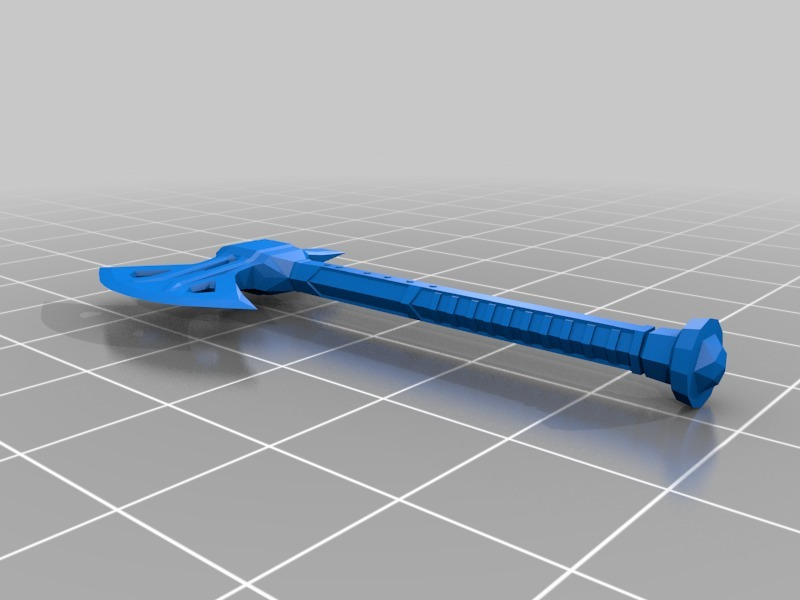 Fichier 3D gratuit Ville naine en ruine - Hache de pierre géante 🎲 ...