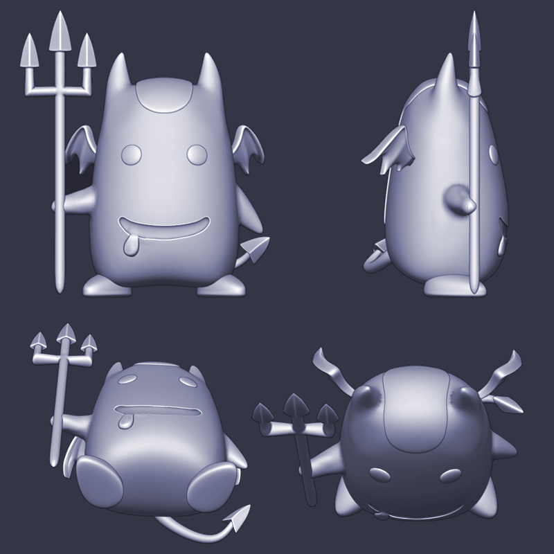 🎃 RAGNAROK ONLINE DEVIRUCHI MMORPGHALLOWEEN・ STL File for ・Cults