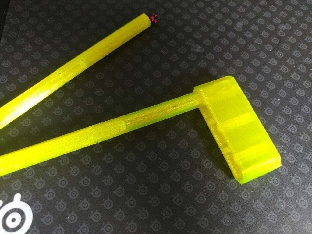 🎲 Scramrod - Collapsible, Tactical Nerf Ramrod・Free STL File for ・Cults