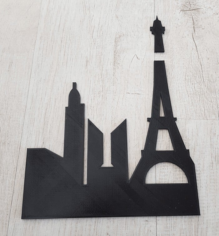 STL file Paris Skyline 🏙️ ・3D printing design to download・Cults