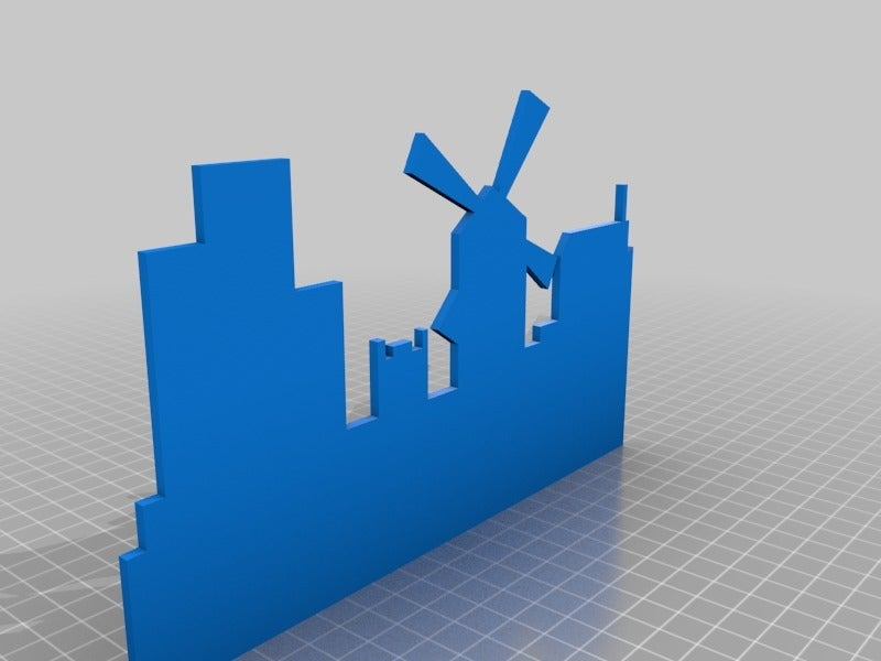 STL file Paris Skyline 🏙️ ・3D printing design to download・Cults