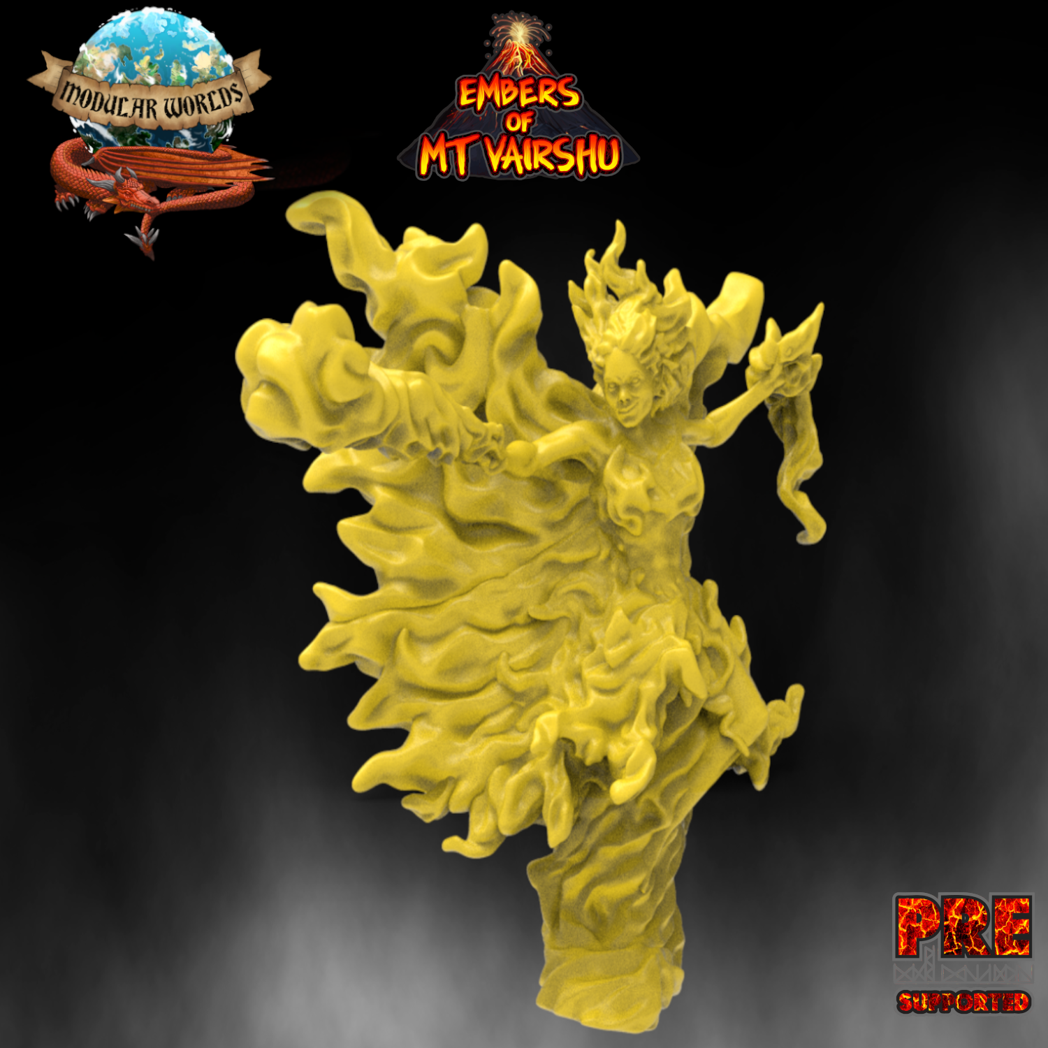 STL file Fire Sprites/Fairies 🔥 ・3D print design to download・Cults