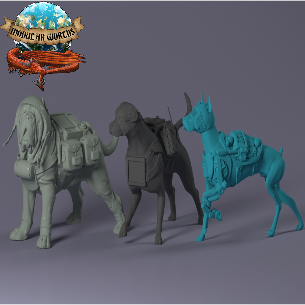 3D file War Dogs Bundle 🐕 ・Design to download and 3D print・Cults