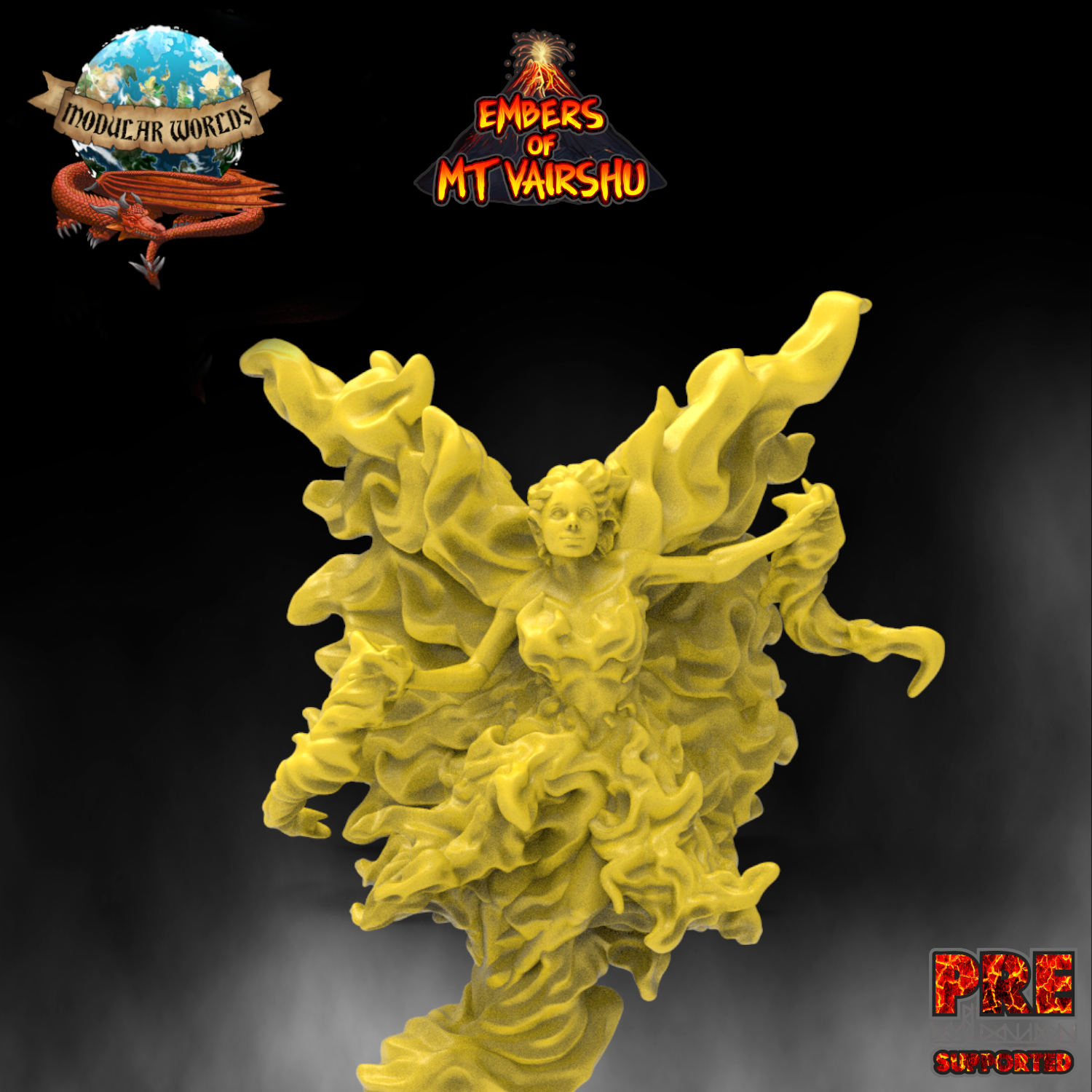 STL file Fire Sprites/Fairies 🔥 ・3D print design to download・Cults