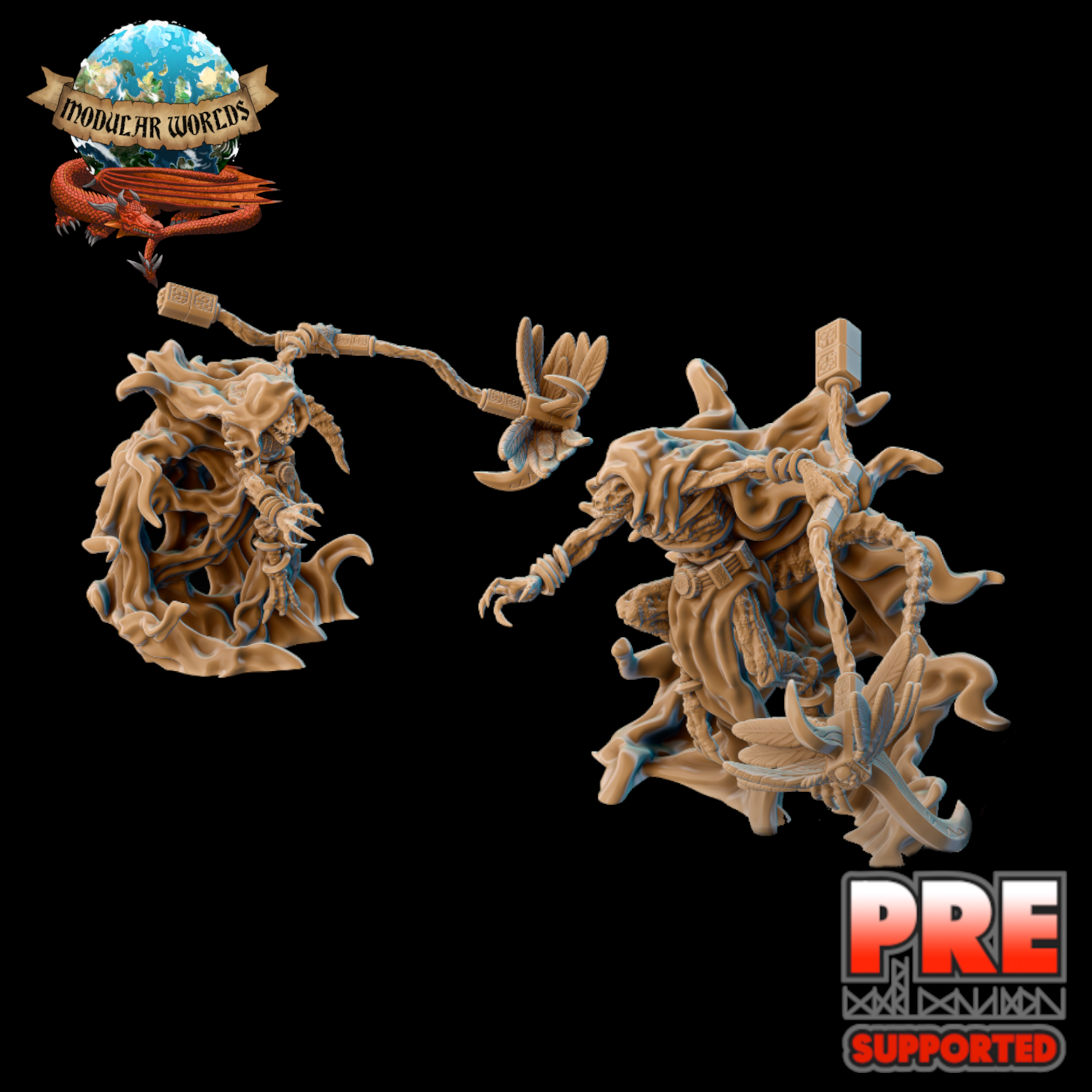 Archivo 3D Lizardfolk Reaper 🧟 ・Plan de impresora 3D para descargar・Cults