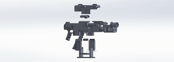 🔩 42k Primaris Heavy Bolt pistol・ STL File for ・Cults