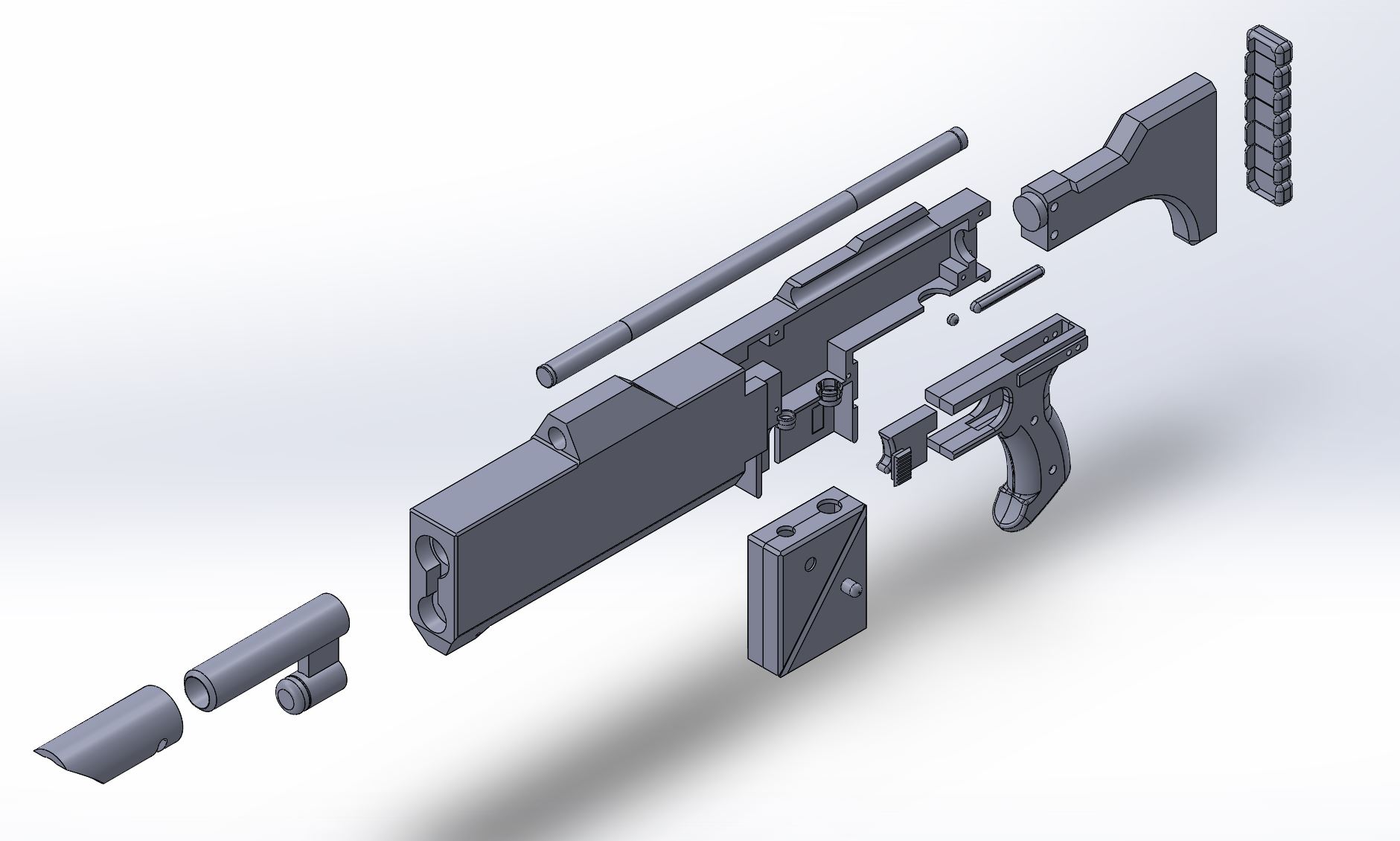 STL file Lasgun M36 42k for cosplay or prop 🎲 ・3D printable model to ...