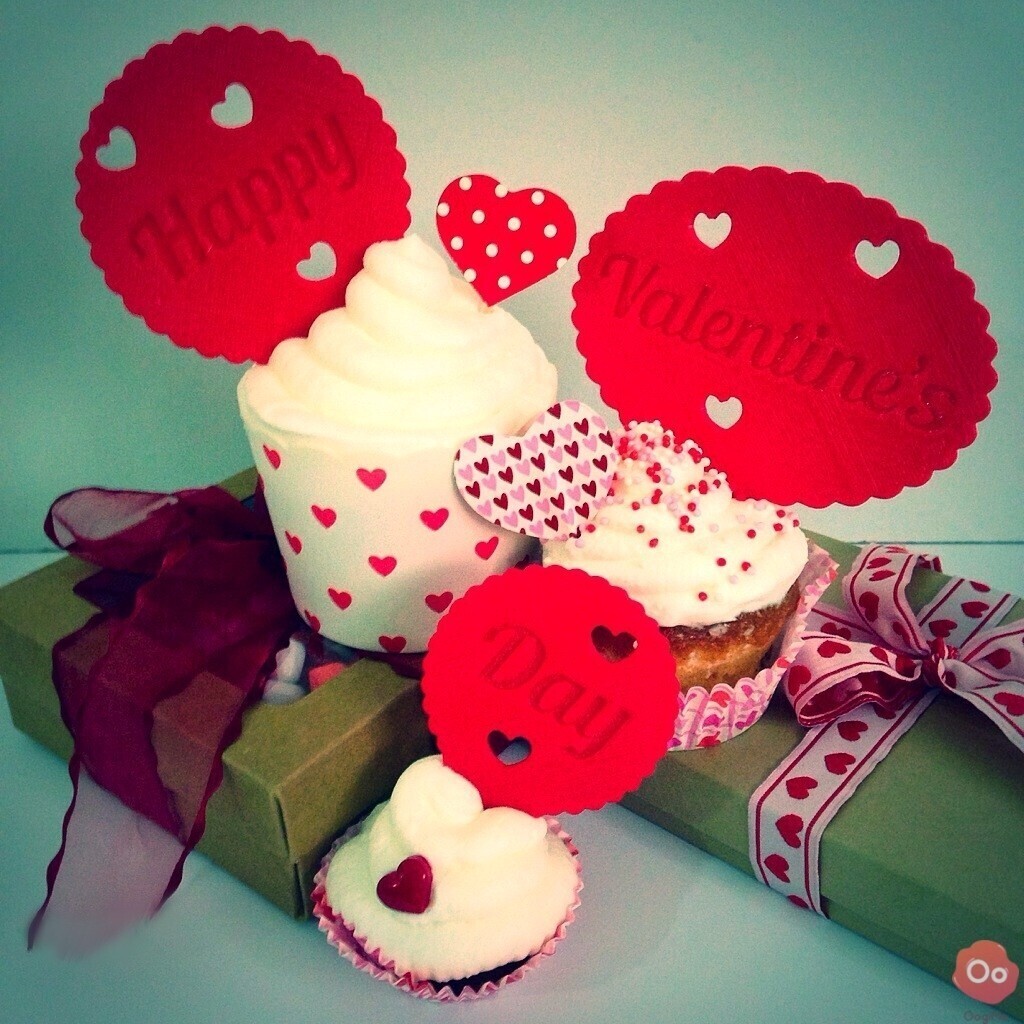 Free STL file Happy Valentine's Day Cupcake Topper 🧁 ・3D printable ...