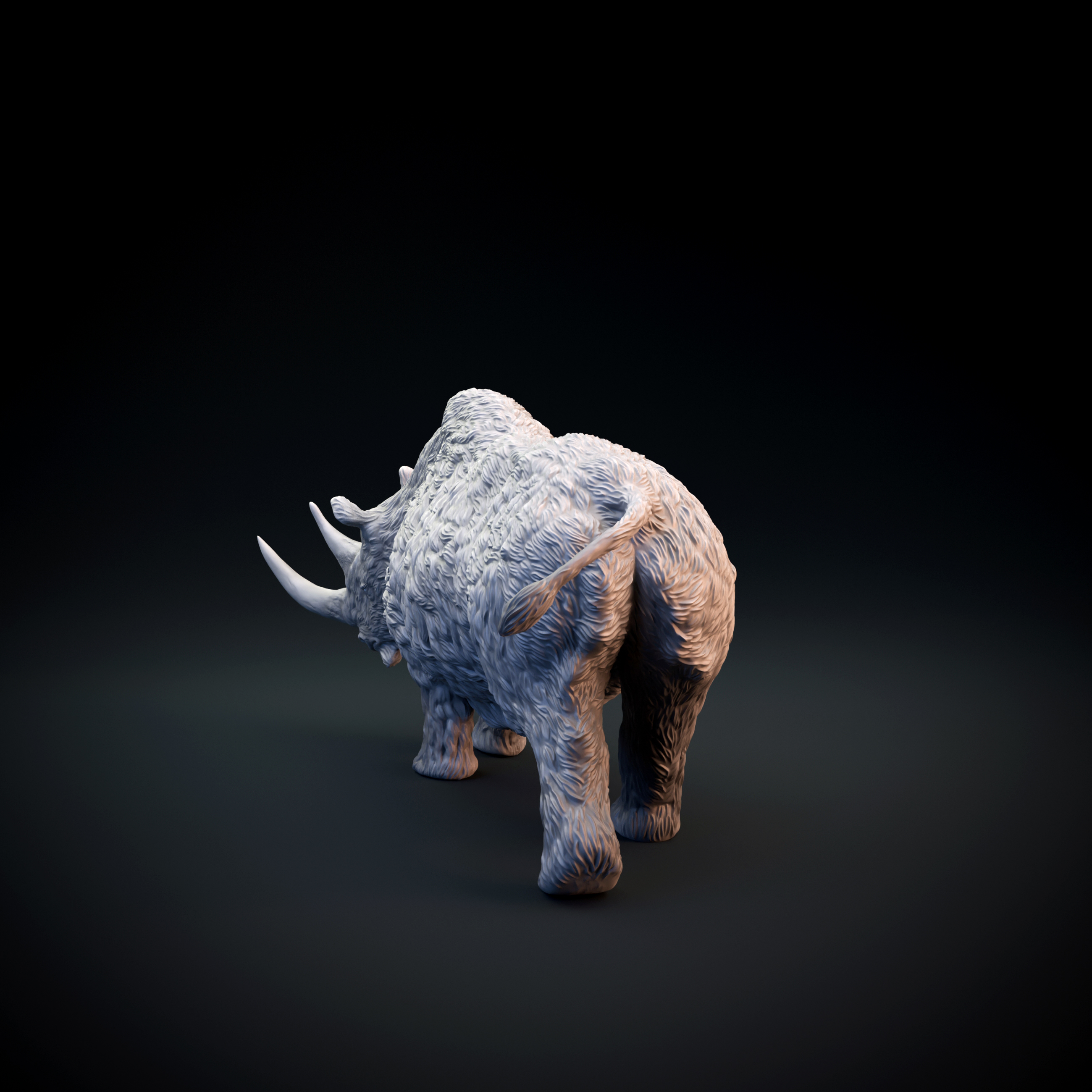 3D file Woolly rhinoceros 🦏 ・3D print design to download・Cults