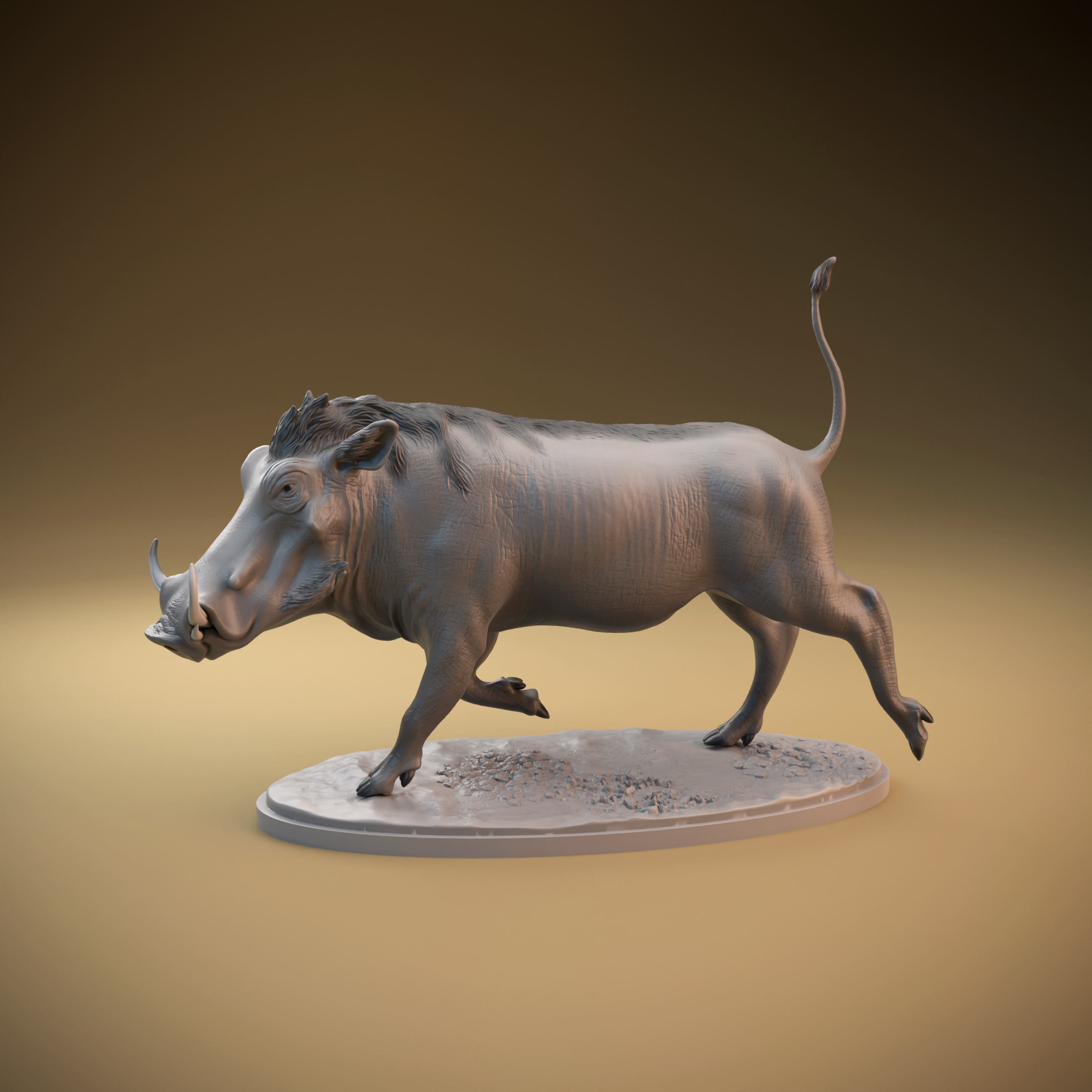 3D file Warthog - pre supported 👹 ・3D printing design to download・Cults