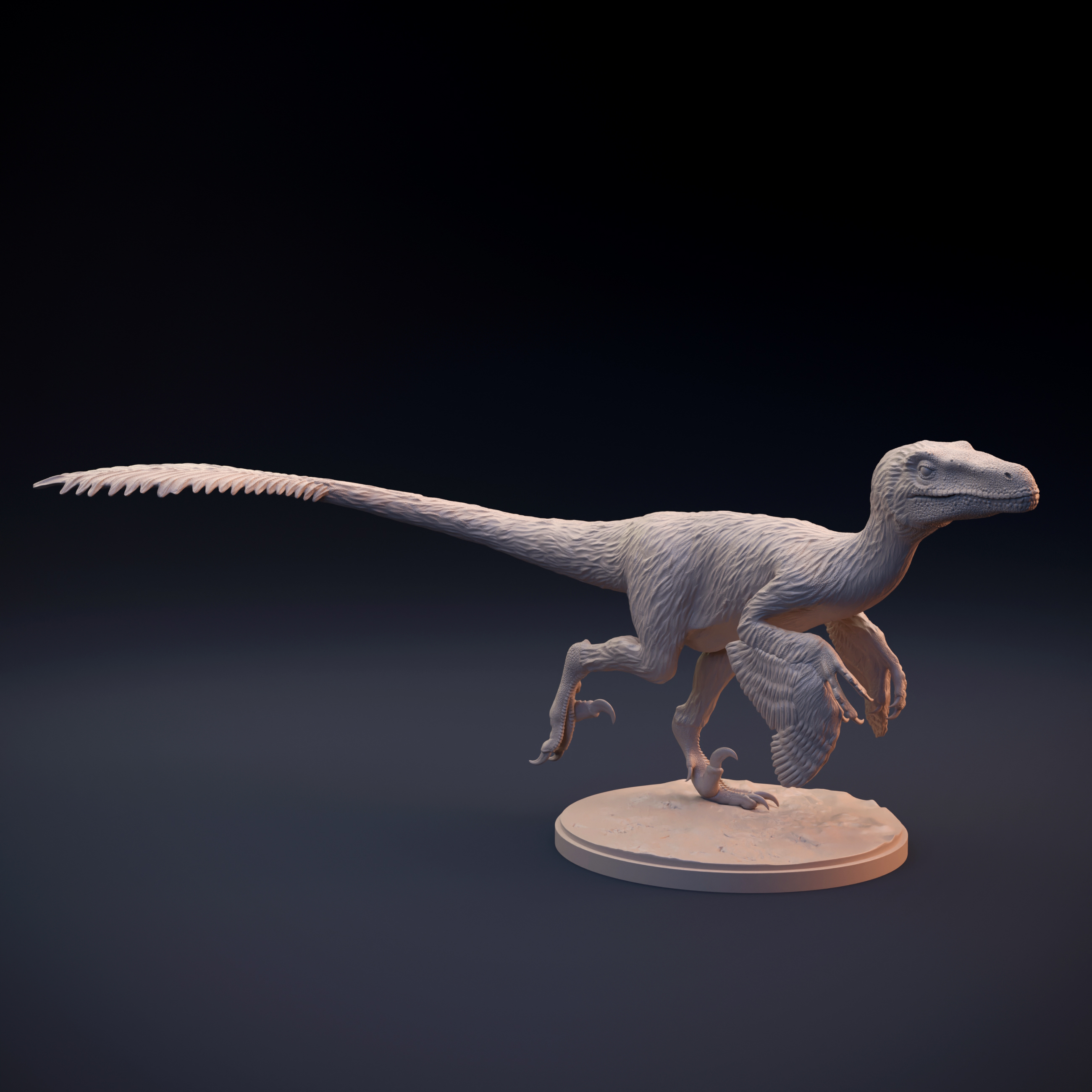 3D file Velociraptor feathered 🦖 ・3D print design to download・Cults