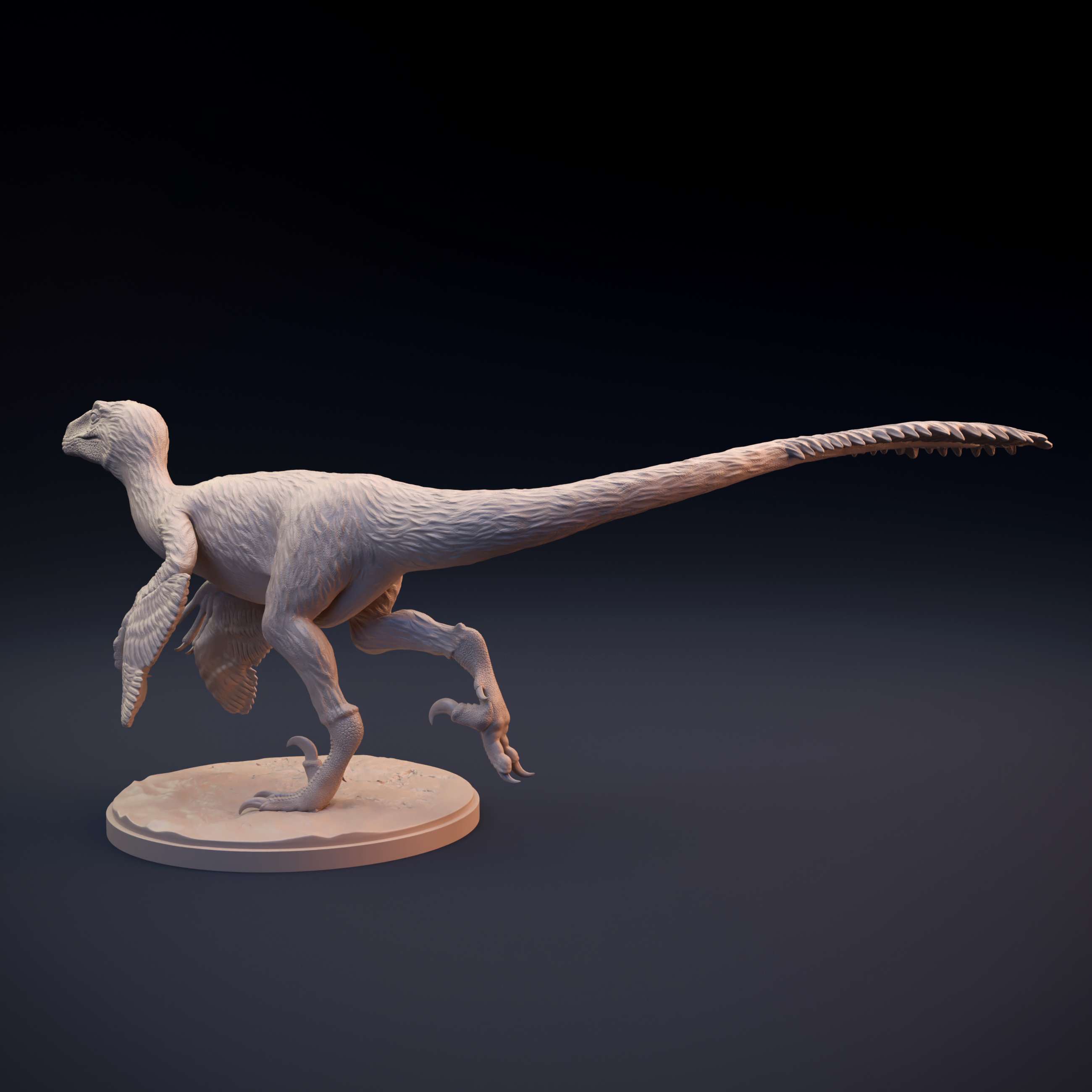 3D file Velociraptor feathered 🦖 ・3D print design to download・Cults