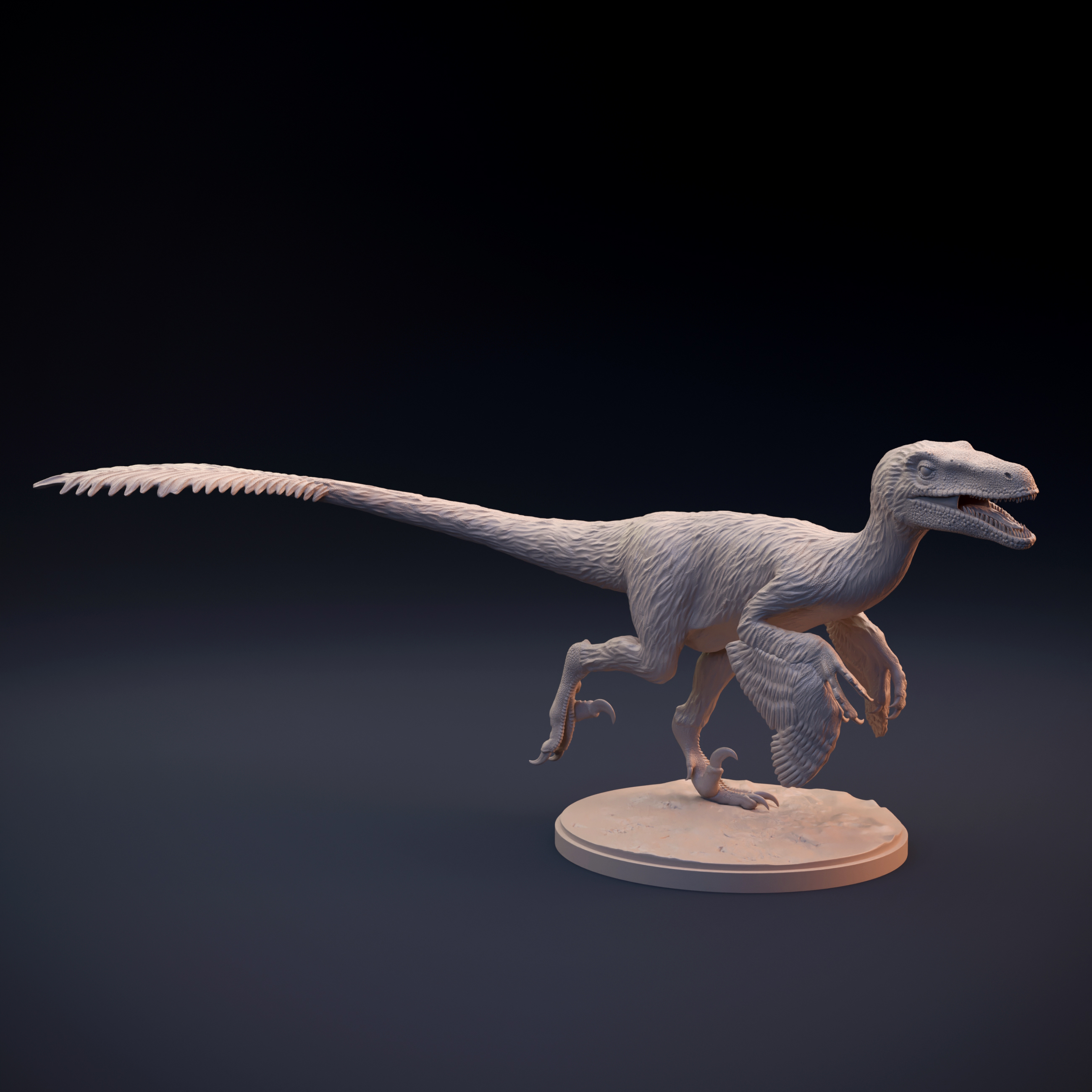 3D file Velociraptor feathered 🦖 ・3D print design to download・Cults