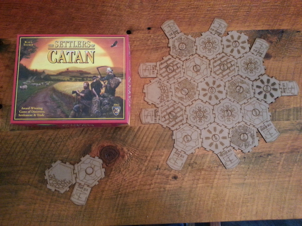 Free 3D file Settlers of Catan - single wheat tile DXF 🎲 ・3D printing ...