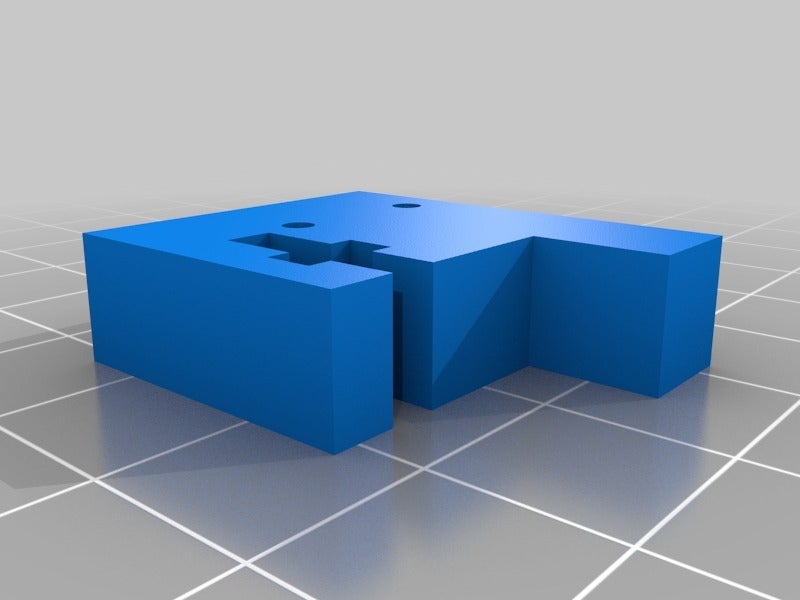 Fichier STL gratuit Plaque fixe pour interrupteur de fin de course de l ...