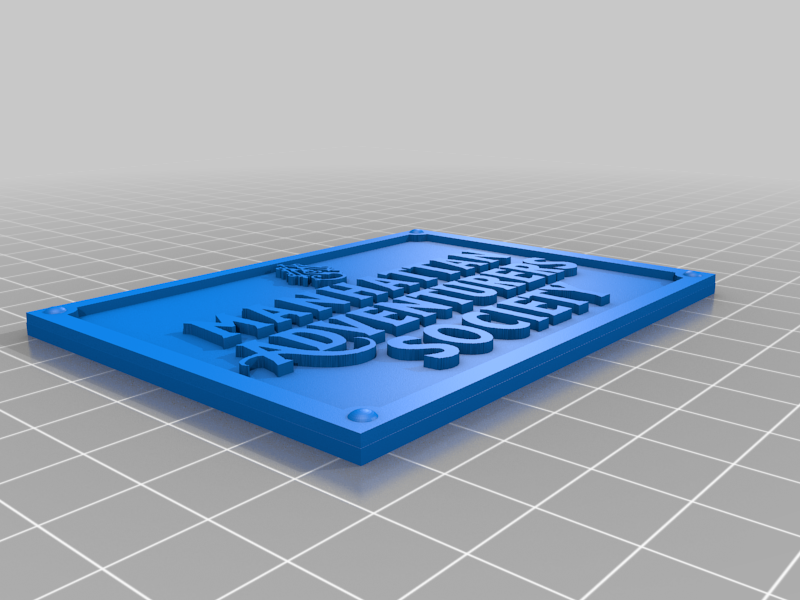 Free 3D file Manhattan Adventurers Society Magnet 🧲・3D printer model to ...