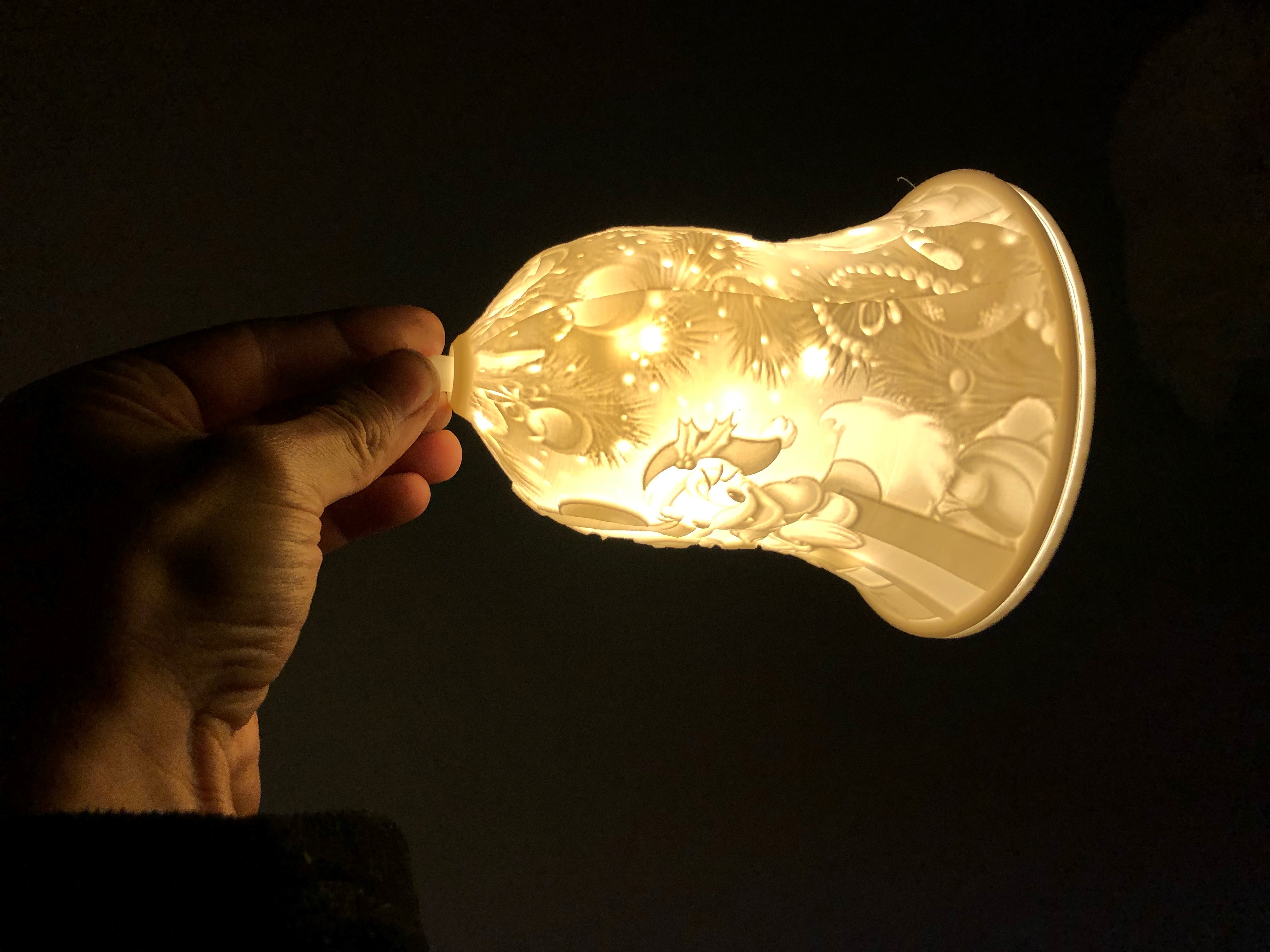 🎄 Disney christmas bell・ STL File for ・Cults