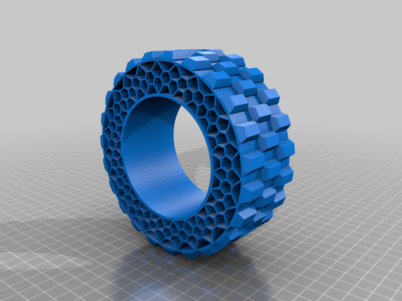 🚗 1:10 RC Car Airless Tire・Free STL File for ・Cults