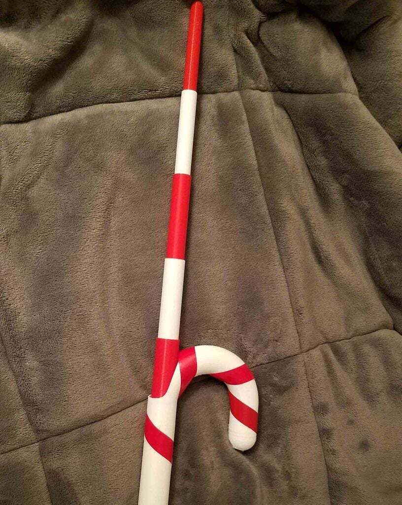 🍬 Candy Cane Sword・Free STL File for ・Cults