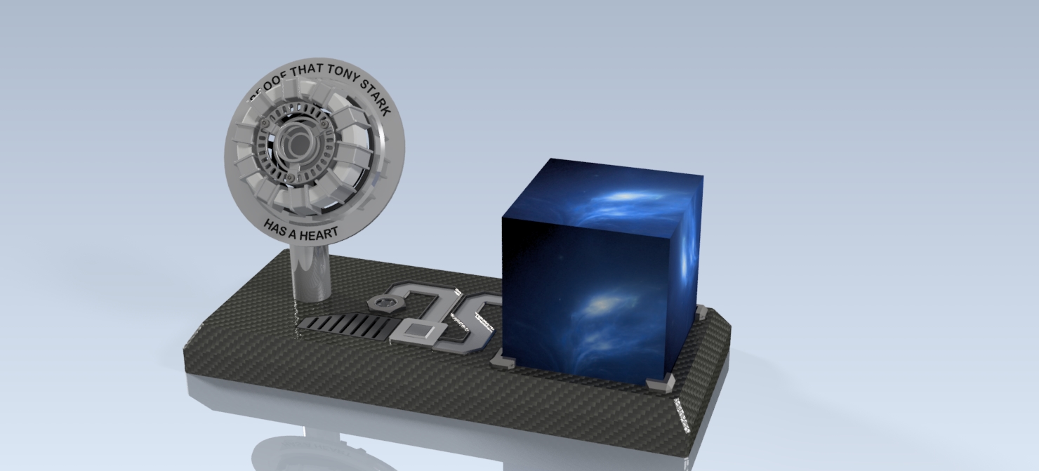 STL file Arc Reactor and Tesseract Display 🦾 ・Design to download and 3D ...