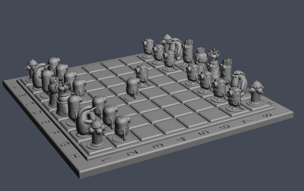 ♟️ Minions Chess for 3D printing・ 3D File for ・Cults