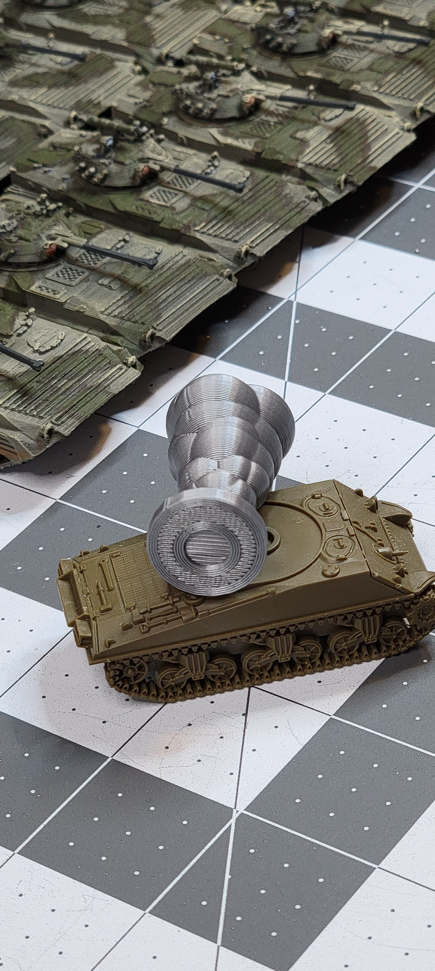 🪖 Destroyed Tank Marker・Free STL File for ・Cults